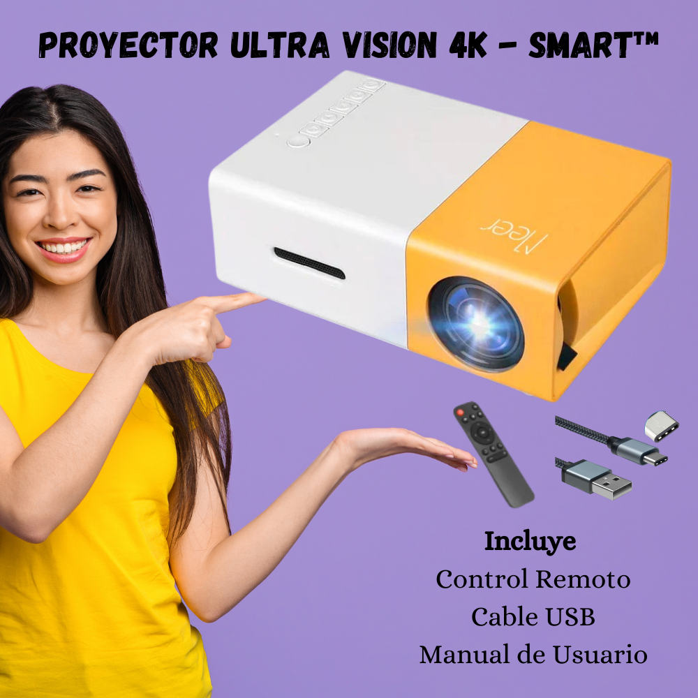 Proyector Ultra Vision 4K - Smart™ – Importadora Oferfly